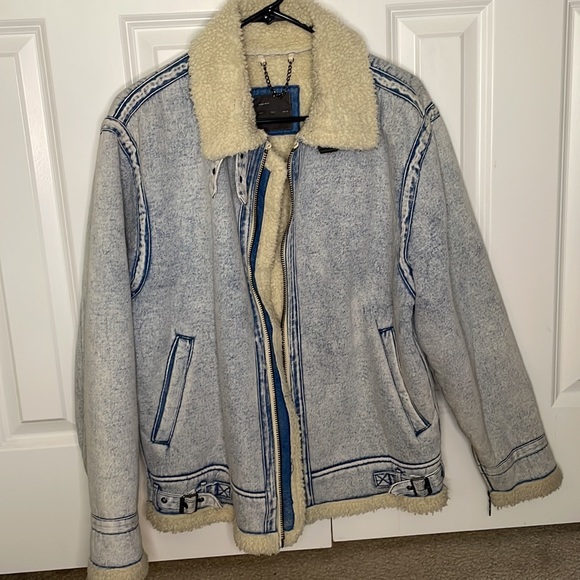 Zara | Jackets & Coats | Zara Fleece Lined Jean Jacket | Poshmark